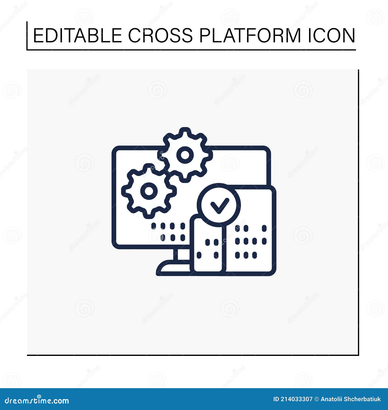 Programming Line Icons Linear Set Quality Vector Line Set Such As
