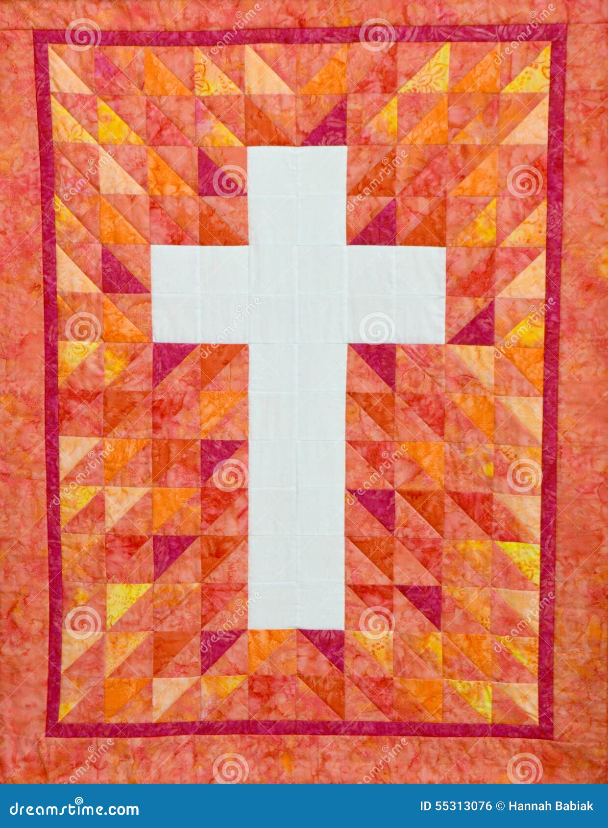 Cross Quilt stock photo. Image of abstract, quilter, jesus - 55313076