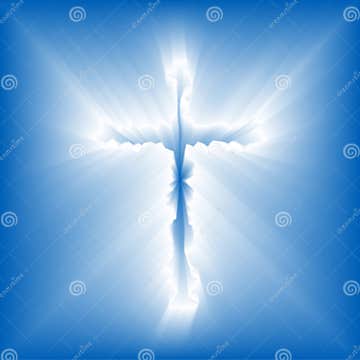 Cross_RadiantEmergence stock illustration. Illustration of hope - 2152095