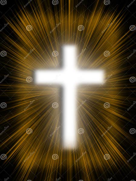 Cross and rays stock illustration. Illustration of artistic - 21189035