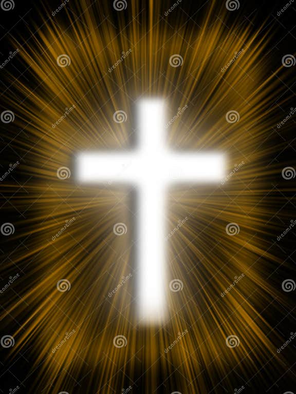 Cross and rays stock illustration. Illustration of artistic - 21189035