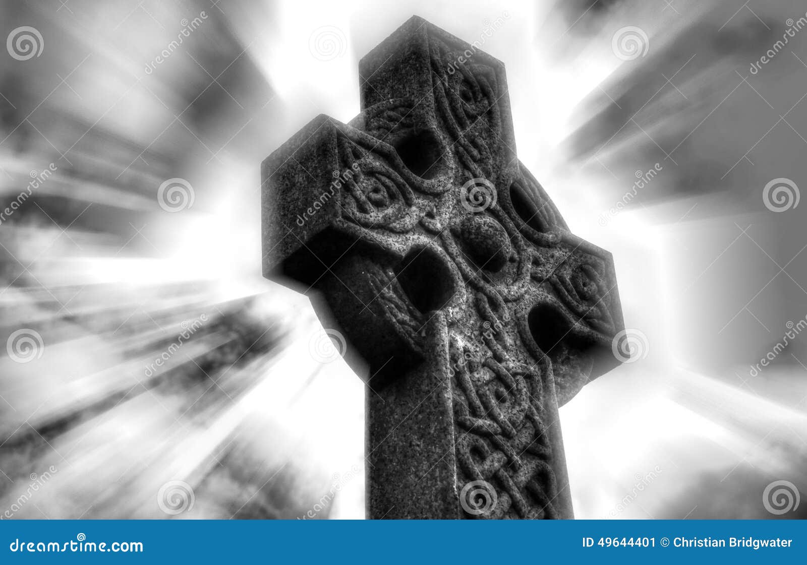 The Cross Of God In The Rays Of The Sun. Royalty-Free Stock Image ...