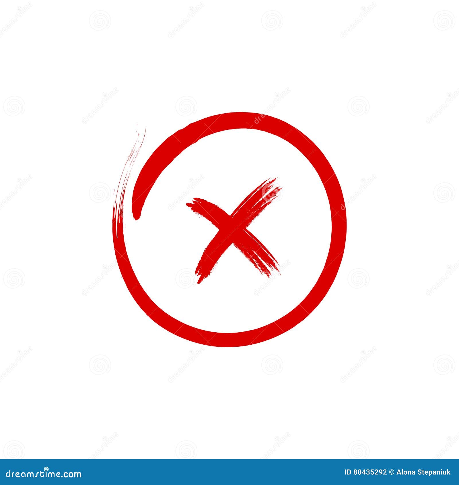 Cross red sign element stock illustration. Illustration of choice ...
