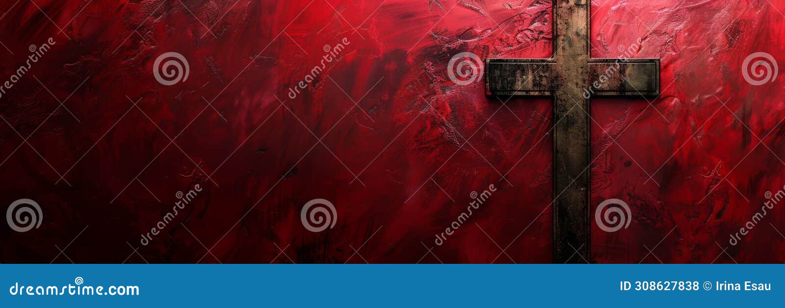 Cross on Red Textured Background Stock Photo - Image of church, symbol ...