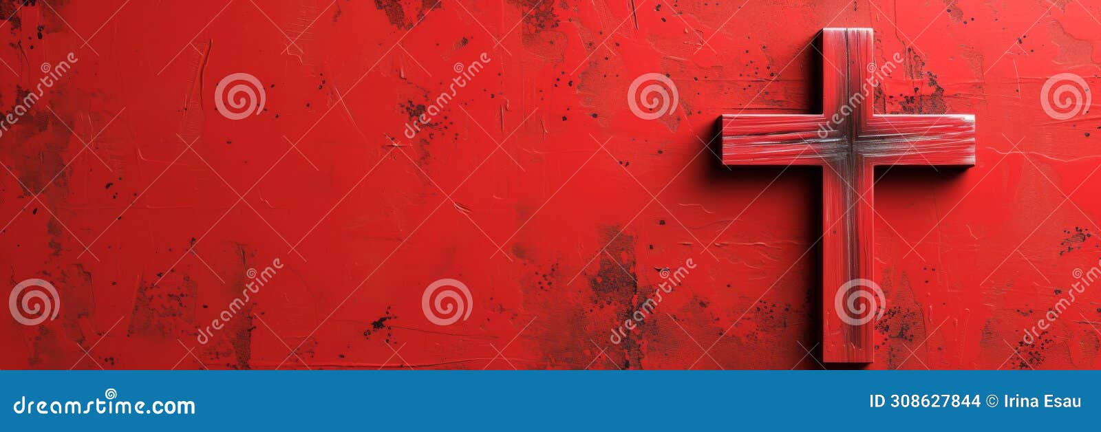 Cross on Red Textured Background Stock Photo - Image of vibrant, sign ...