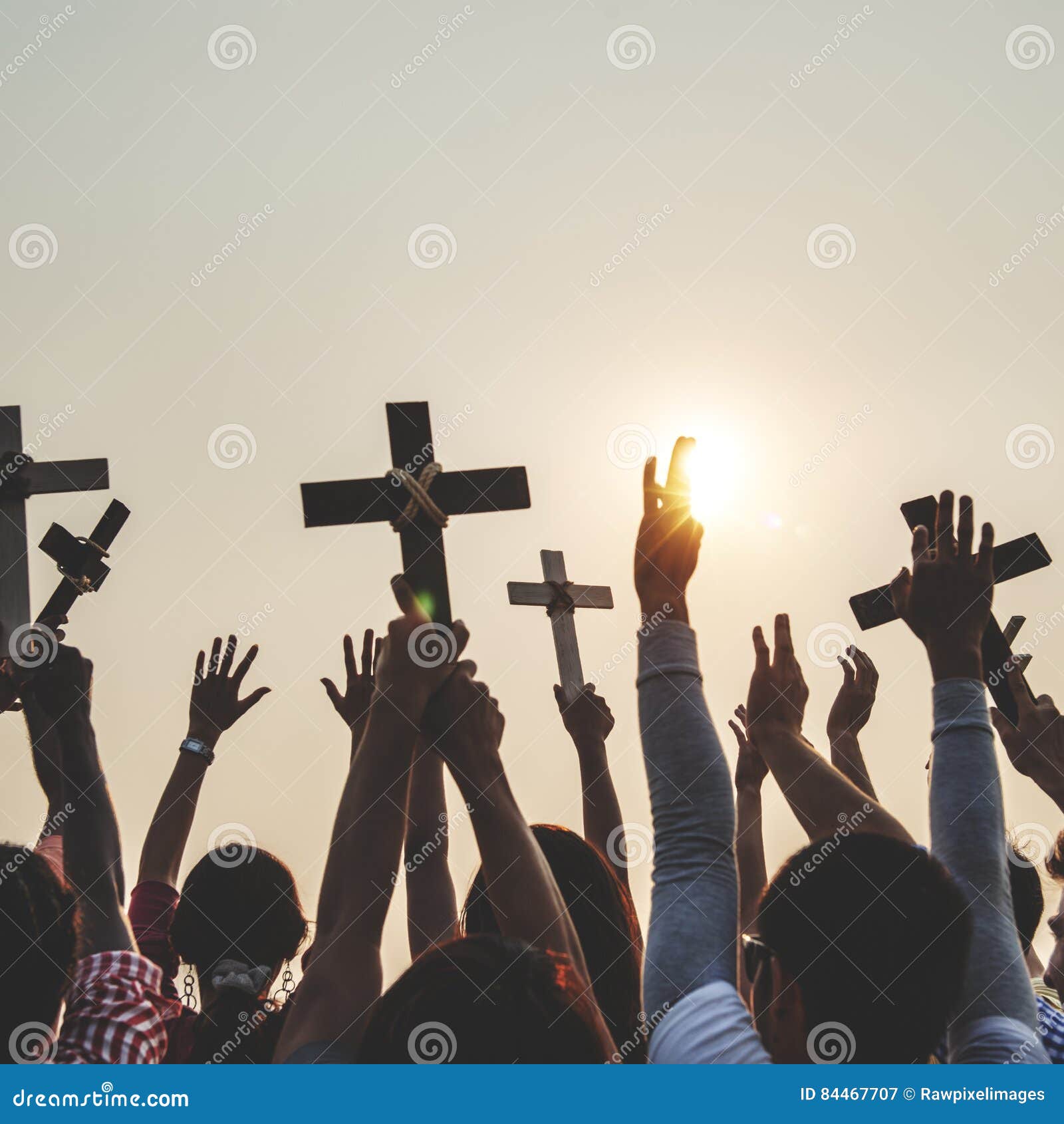 Cross Religion Catholic Christian Community Concept Stock Image - Image ...