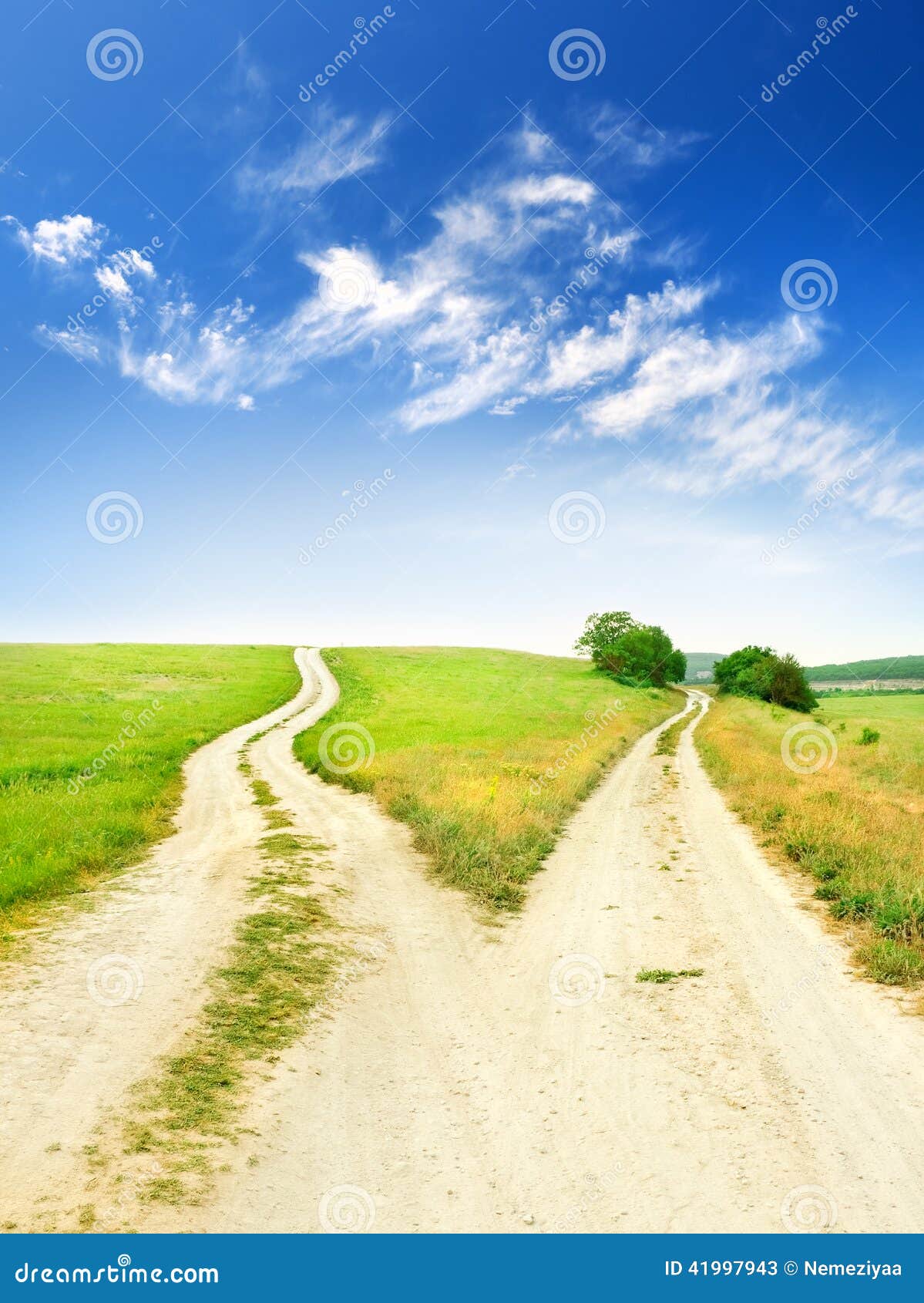 Cross roads stock image. Image of field, land, concept - 41997943