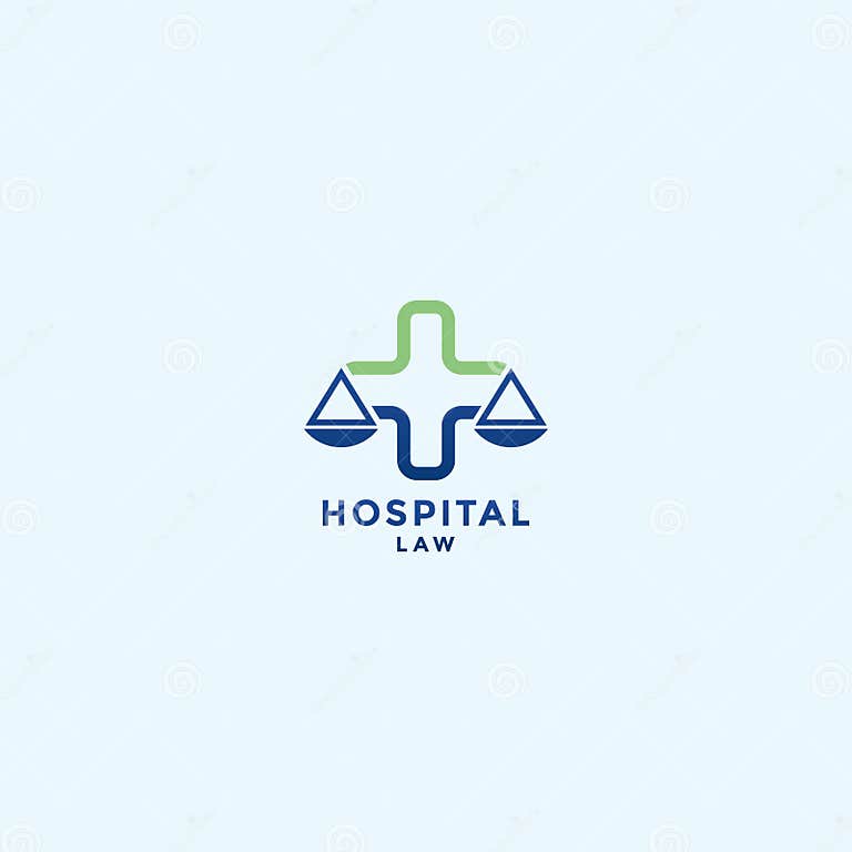 Cross with Scales Justice Logo Design Vector Stock Illustration ...