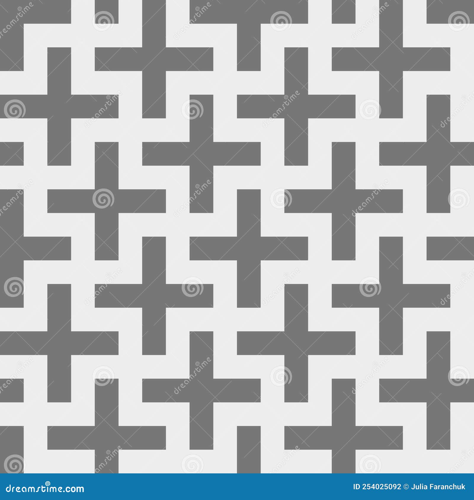 Cross Seamless Pattern. Geometric Illustration Stock Vector ...