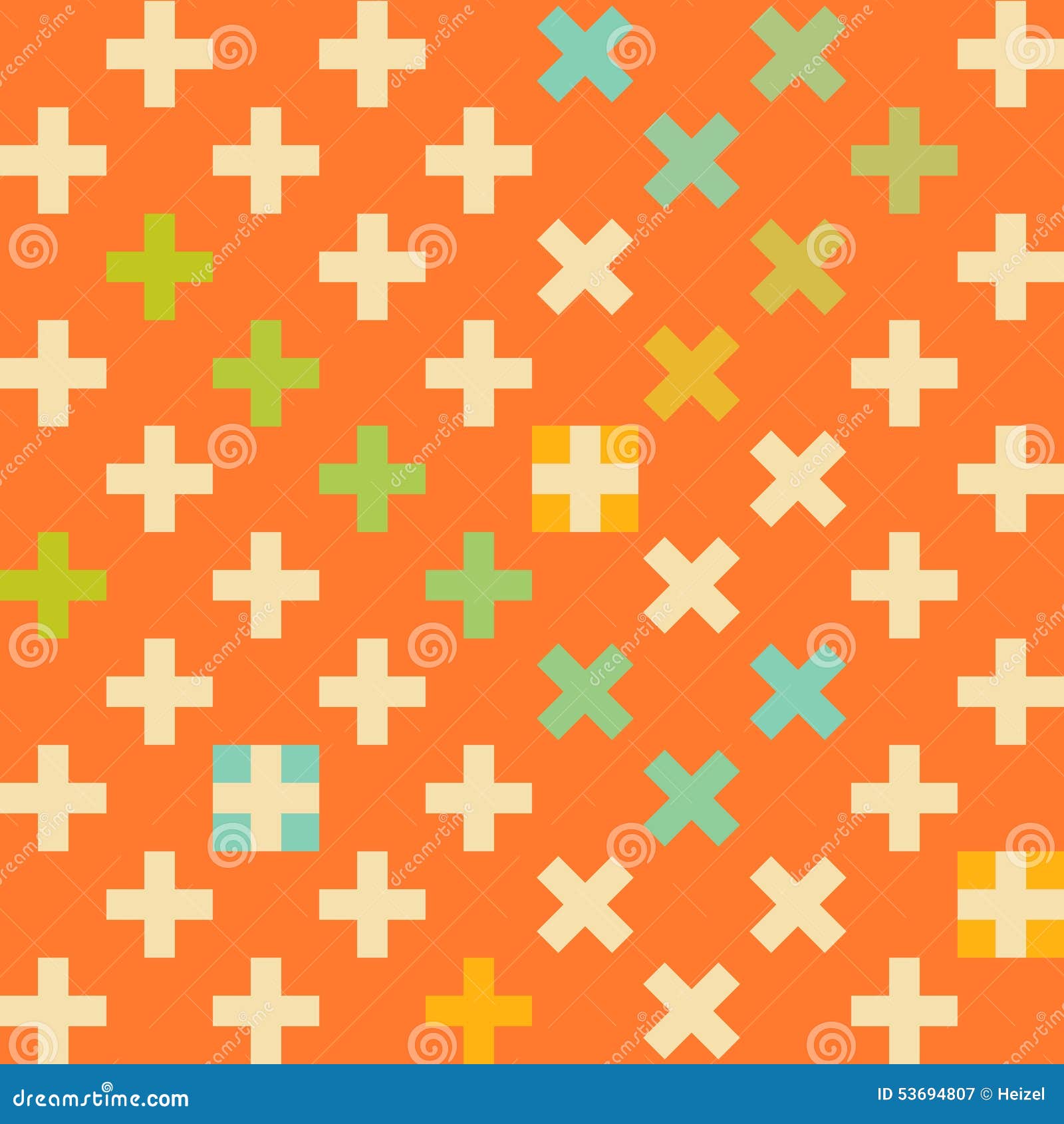 Cross seamless pattern stock vector. Illustration of artwork - 53694807