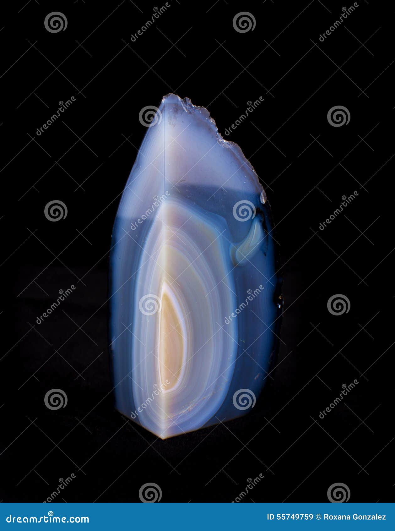 Cross Section of Amethyst Geode Stock Image - Image of isolated ...