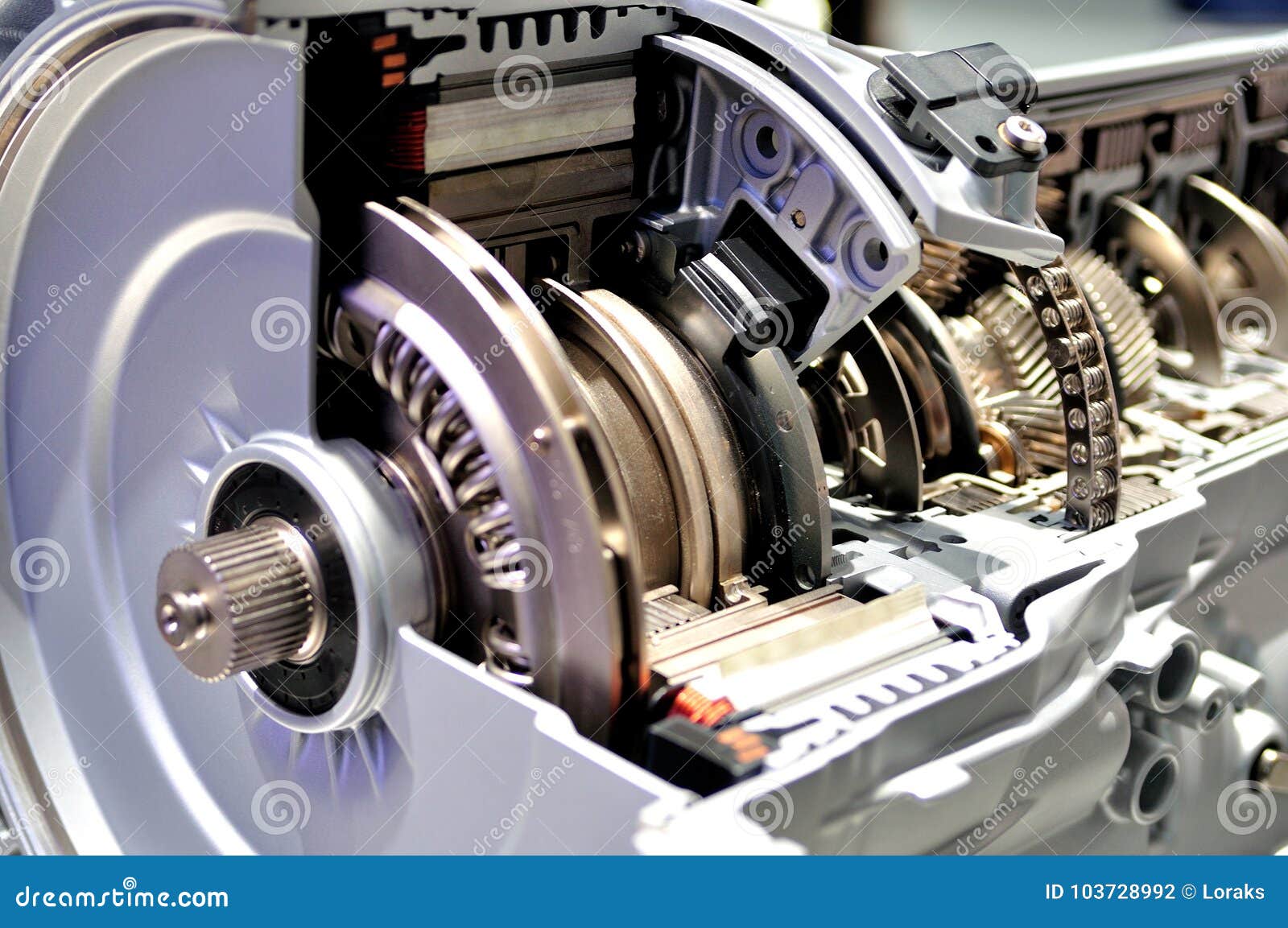Cross Section of an Automatic Transmission. Stock Photo - Image of ...