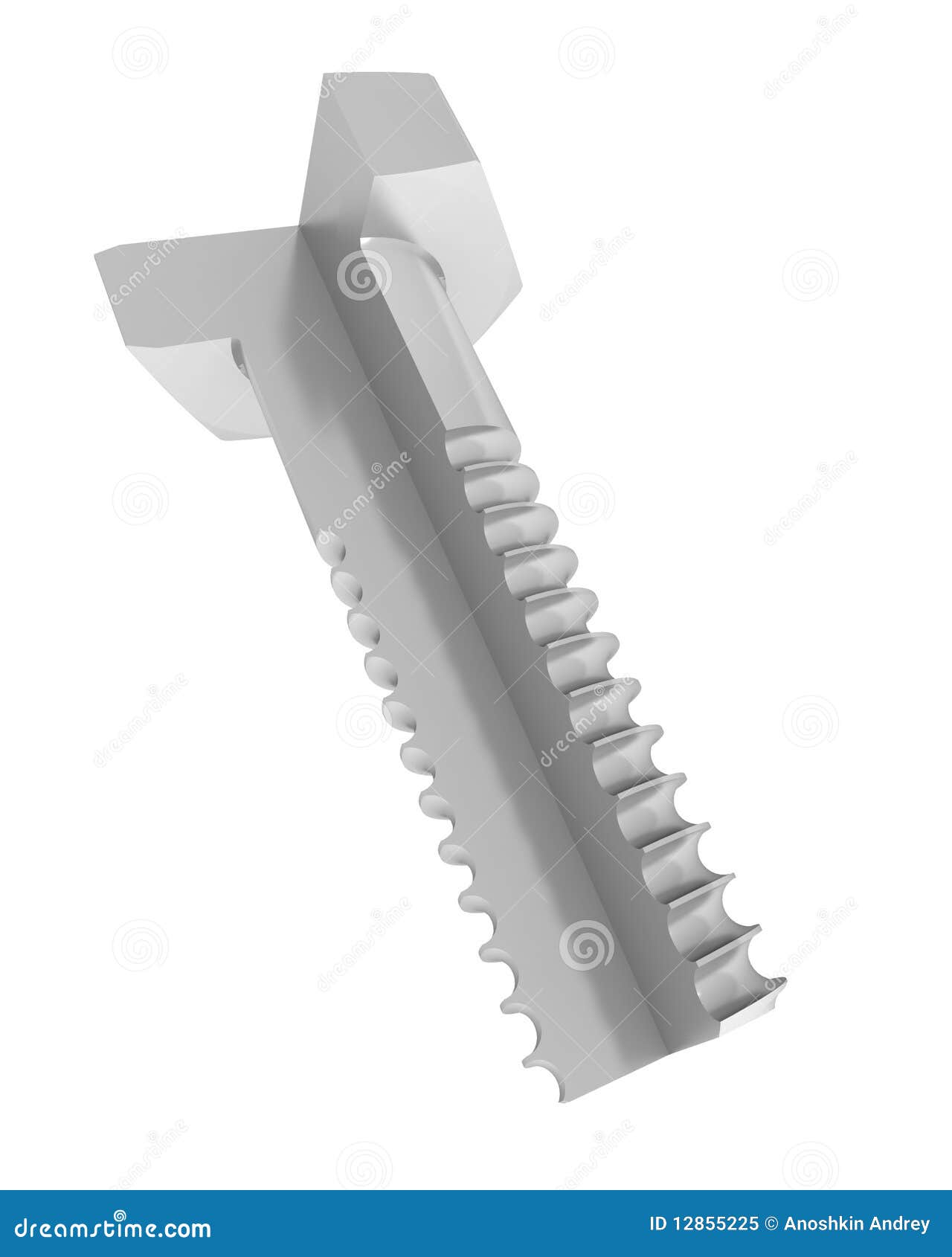 Cross section bolt stock illustration. Illustration of isolated - 12855225