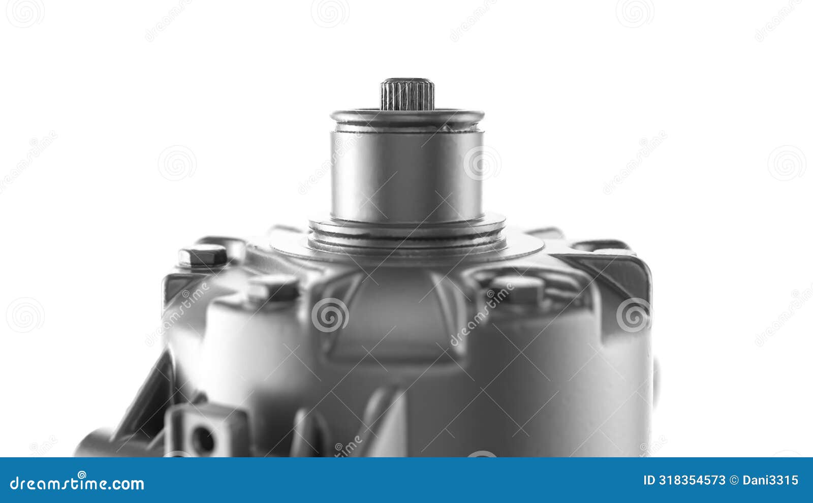 Cross Section of a Compressor with Detailed Interior View Stock Image ...