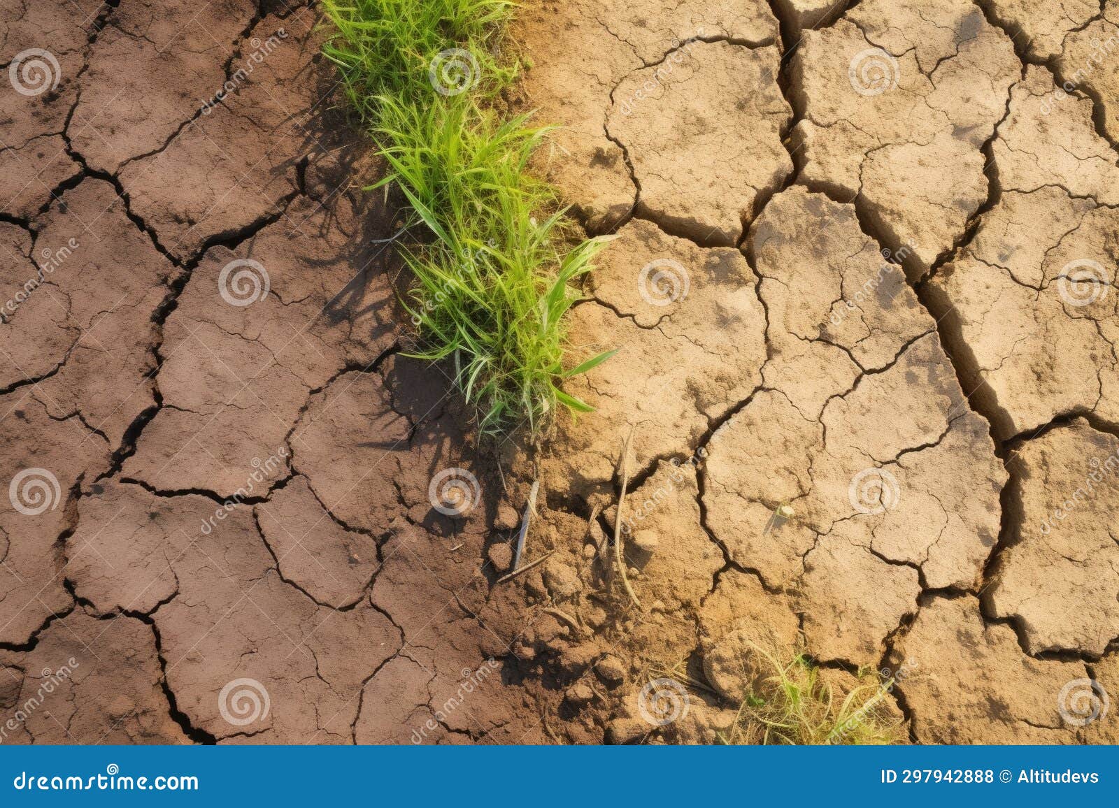 Cross-section of Drought-affected Soil Stock Photo - Image of issues ...