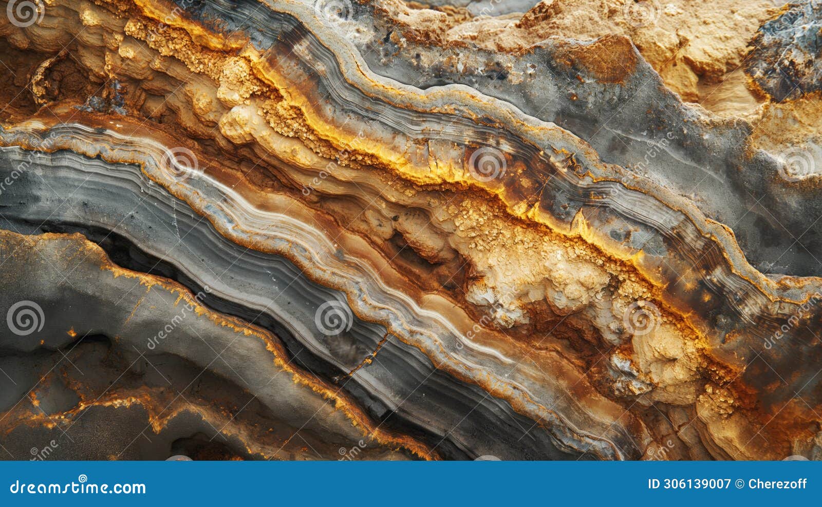 Cross-section of the Earth S Crust with Diamond Deposits Stock Image ...