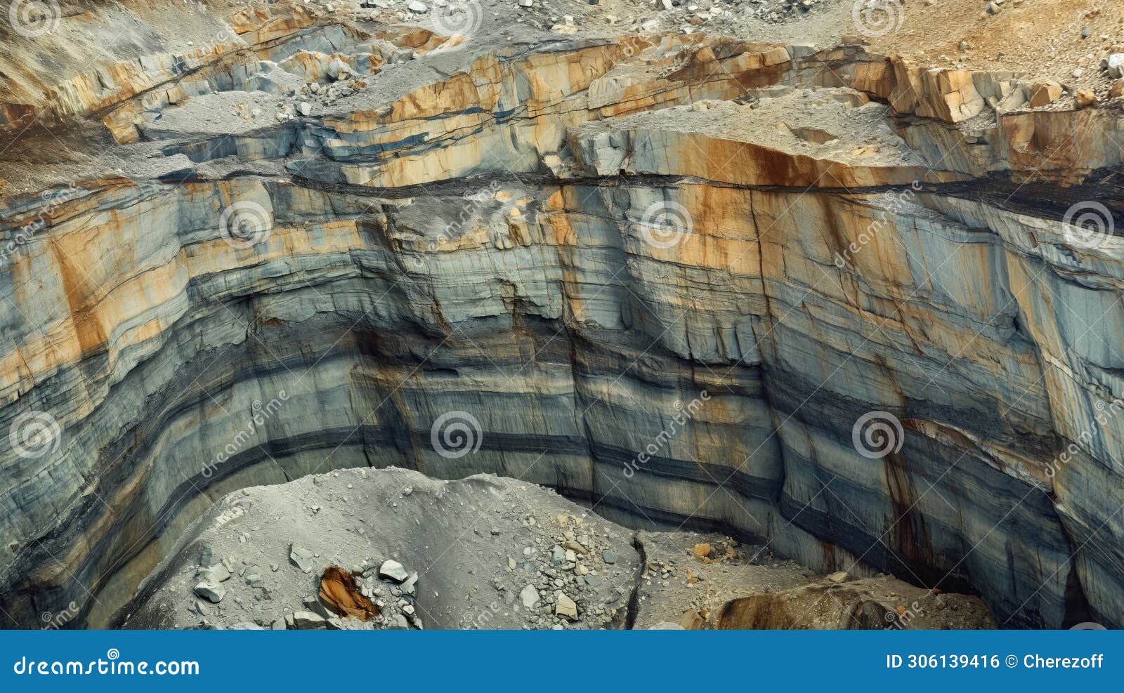 Cross-section of the Earth S Crust with Diamond Deposits Stock Photo ...