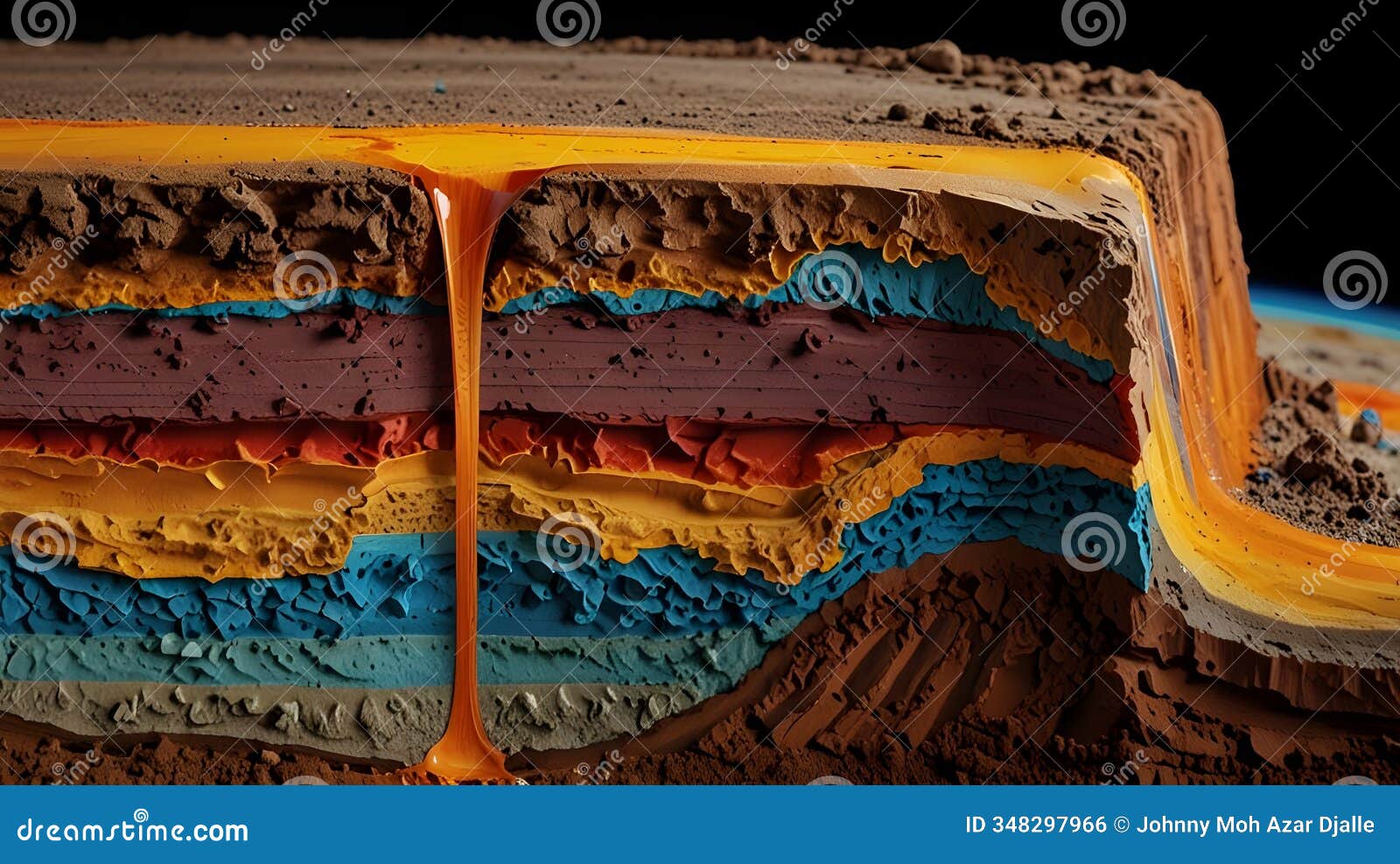 A Cross-section of Earth S Layers from the Crust To the Molten Core ...