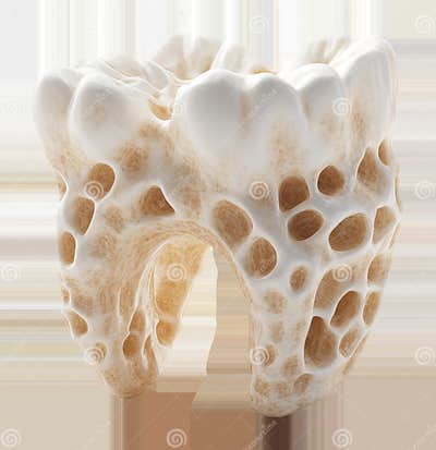 Cross Section of a Healthy Human Molar Tooth Structure Stock ...