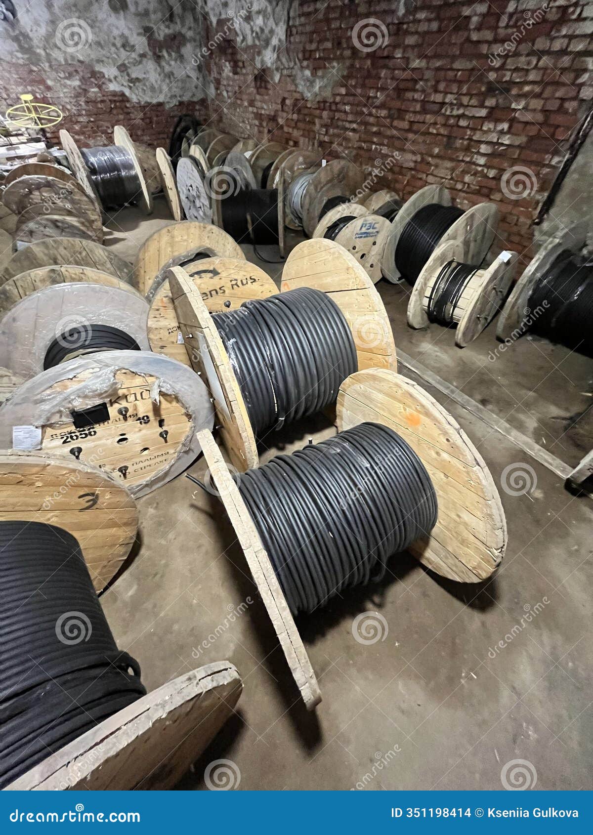 Cross Section of High-voltage Cable High Quality Photo Editorial Stock ...