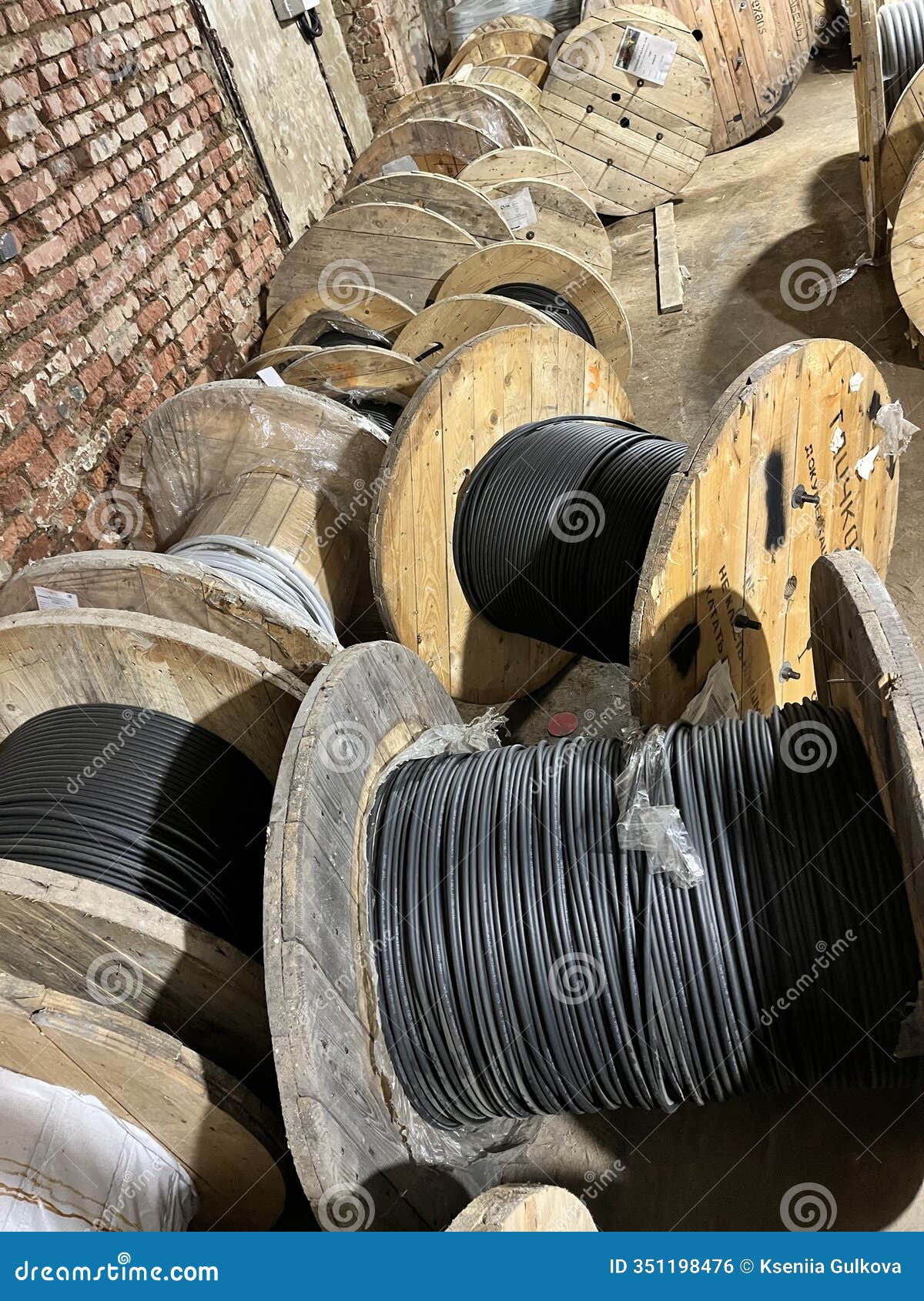 Cross Section of High-voltage Cable High Quality Photo Editorial Photo ...