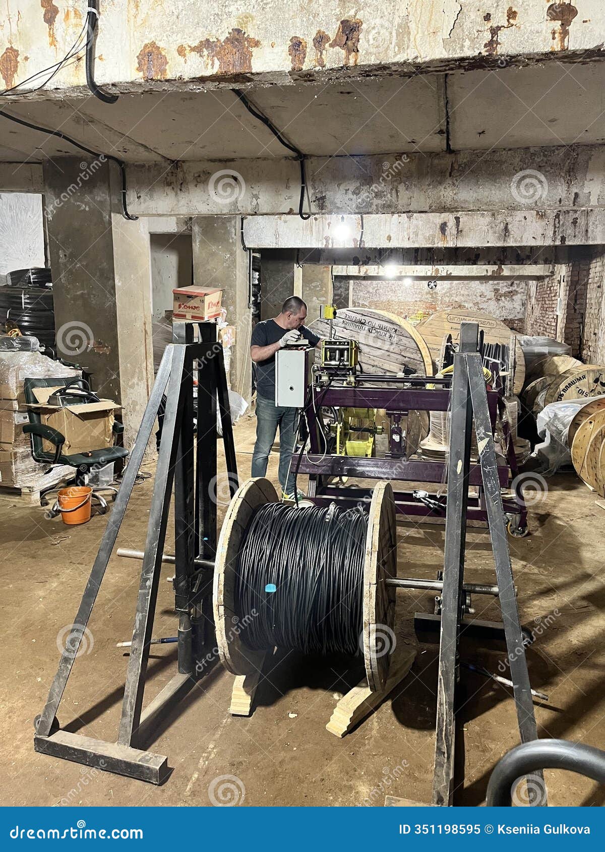 Cross Section of High-voltage Cable High Quality Photo Editorial Image ...