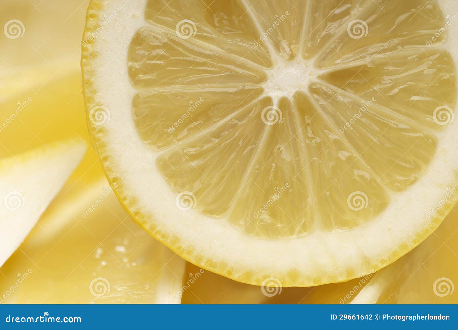 Cross Section of Lemon stock photo. Image of horizontal - 29661642