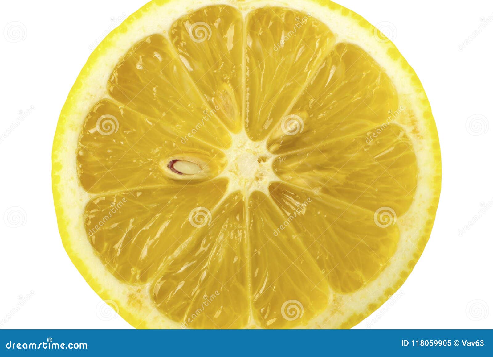 Cross-section of lemon stock image. Image of eating - 118059905