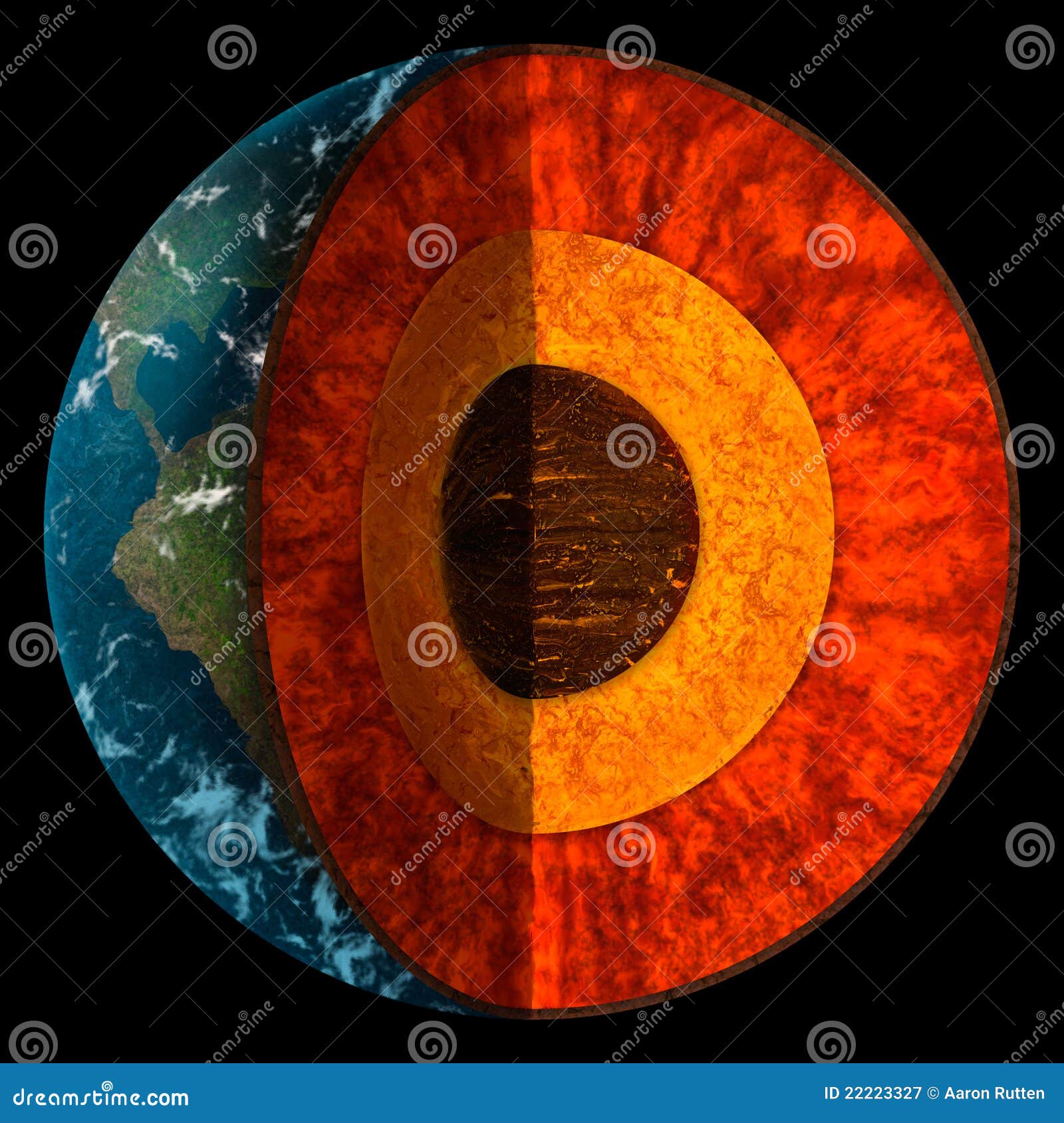 Cross-Section Of Planet Earth - Illustration Royalty-Free Stock ... Cross-Section Of Planet Earth - Illustration Royalty-Free Stock ...