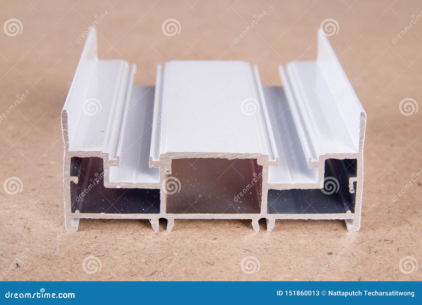 A Cross Section Of Pvc Window. PVC Window Profile Cut. Design Of Pvc ...