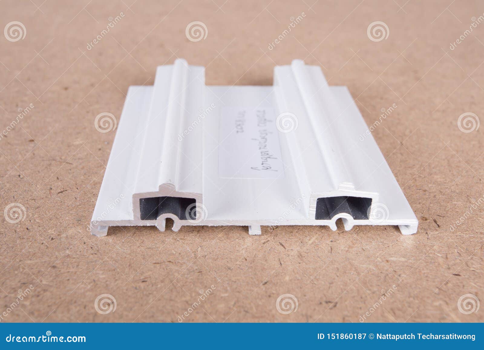 A Cross Section of Pvc Window. PVC Window Profile Cut. Design of Pvc ...