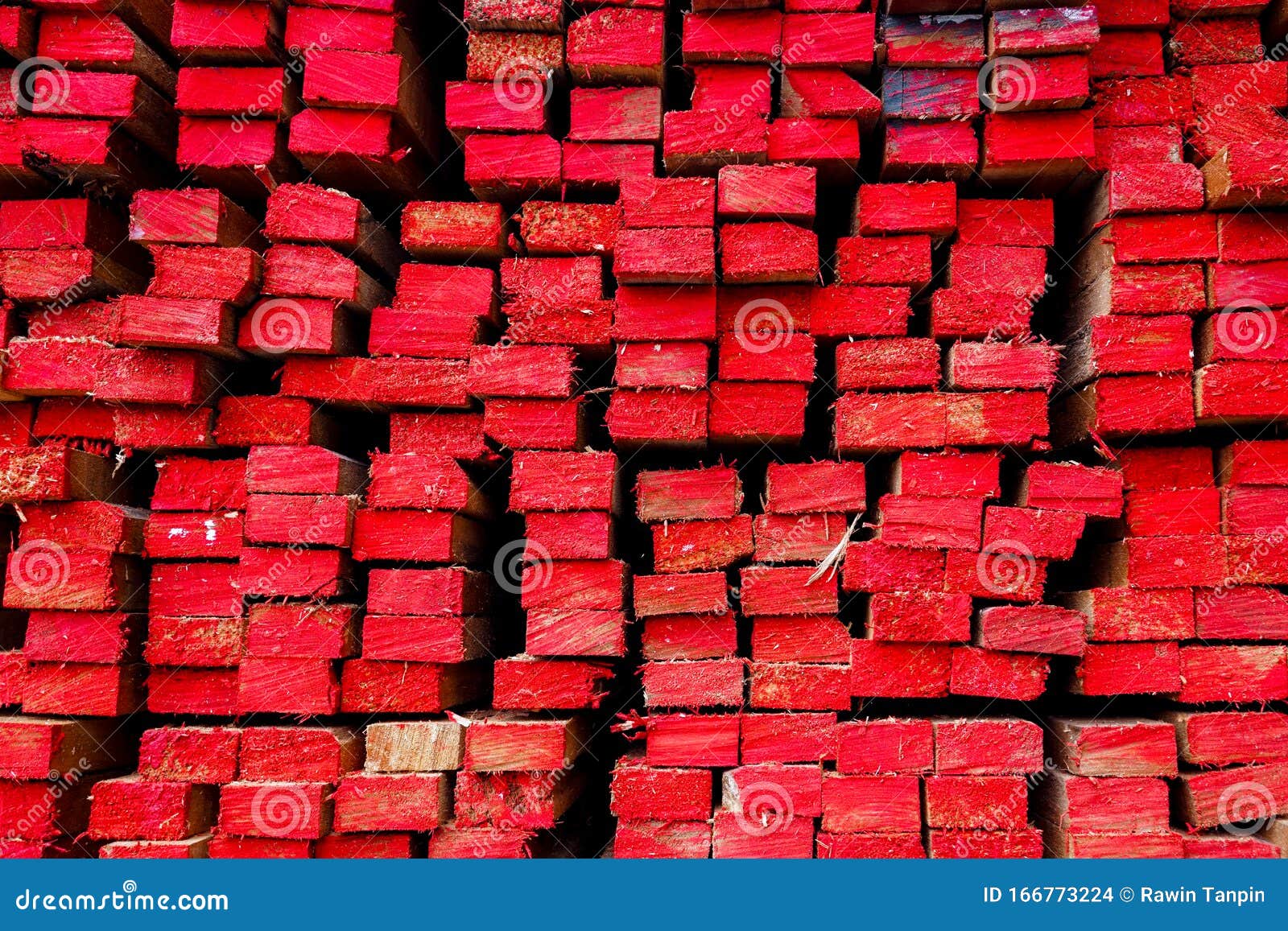 Cross Section of Sawn Timber Red,Selection of Freshly Sawn Timber ...