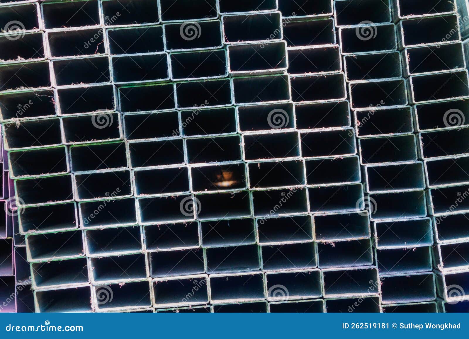 The Cross-section of Square Steel is Steel for Use in All Types of ...