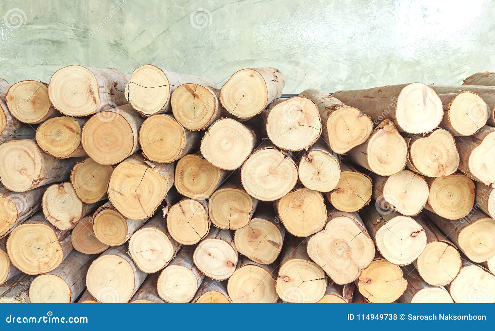 Cross Section Of The Timber, Firewood Stack Royalty-Free Stock Image ...