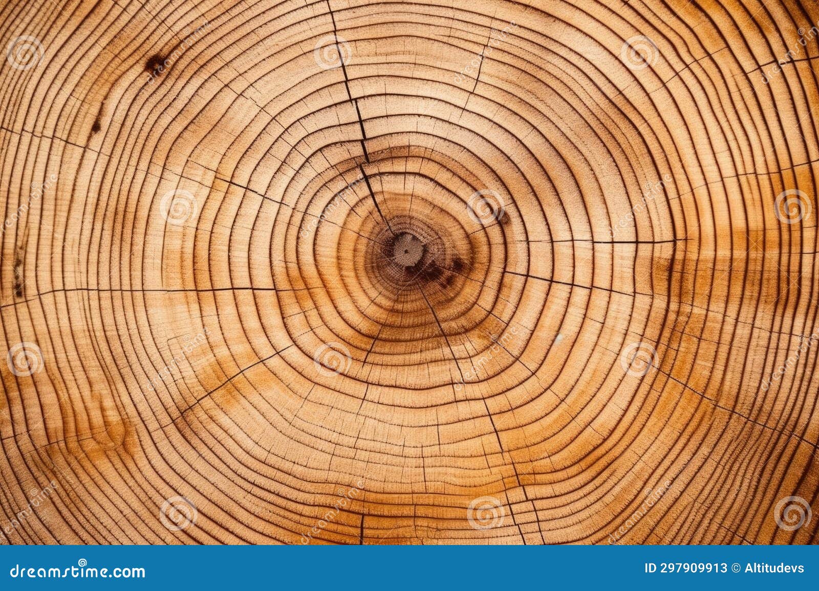 Cross-section of a Tree with Rings, Indicating Its Age Stock Image ...