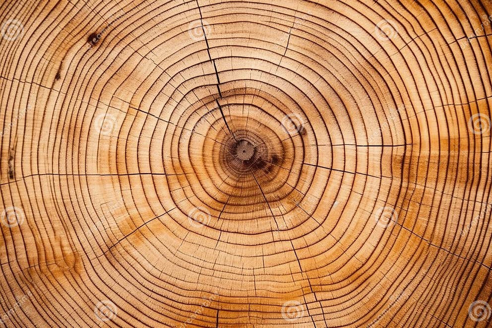 Cross-section of a Tree with Rings, Indicating Its Age Stock Image ...