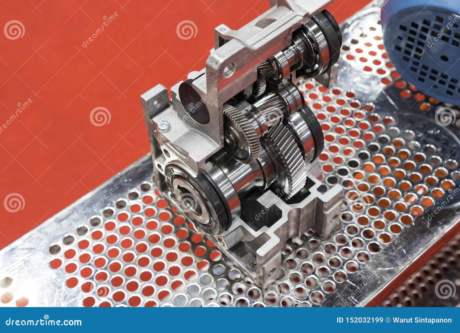Cross Section of Worm Gear Pump Stock Image - Image of manufacturing ...