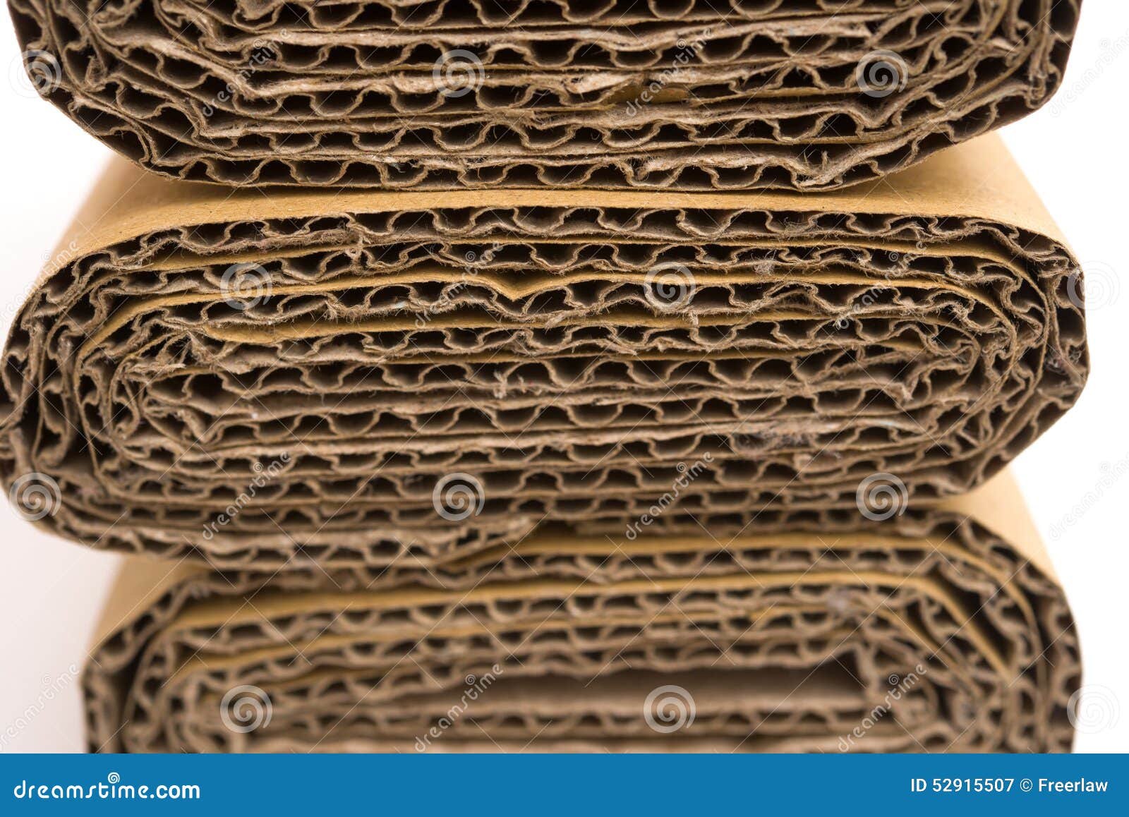 Cross Sections of Corrugated Cardboard Stock Image - Image of ...