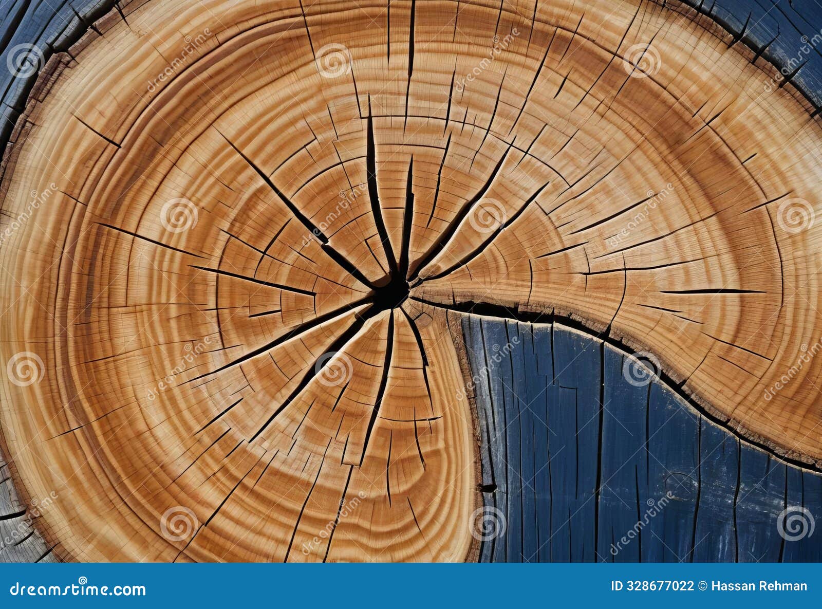 Cross-sections of Tree Trunks Stock Illustration - Illustration of ...