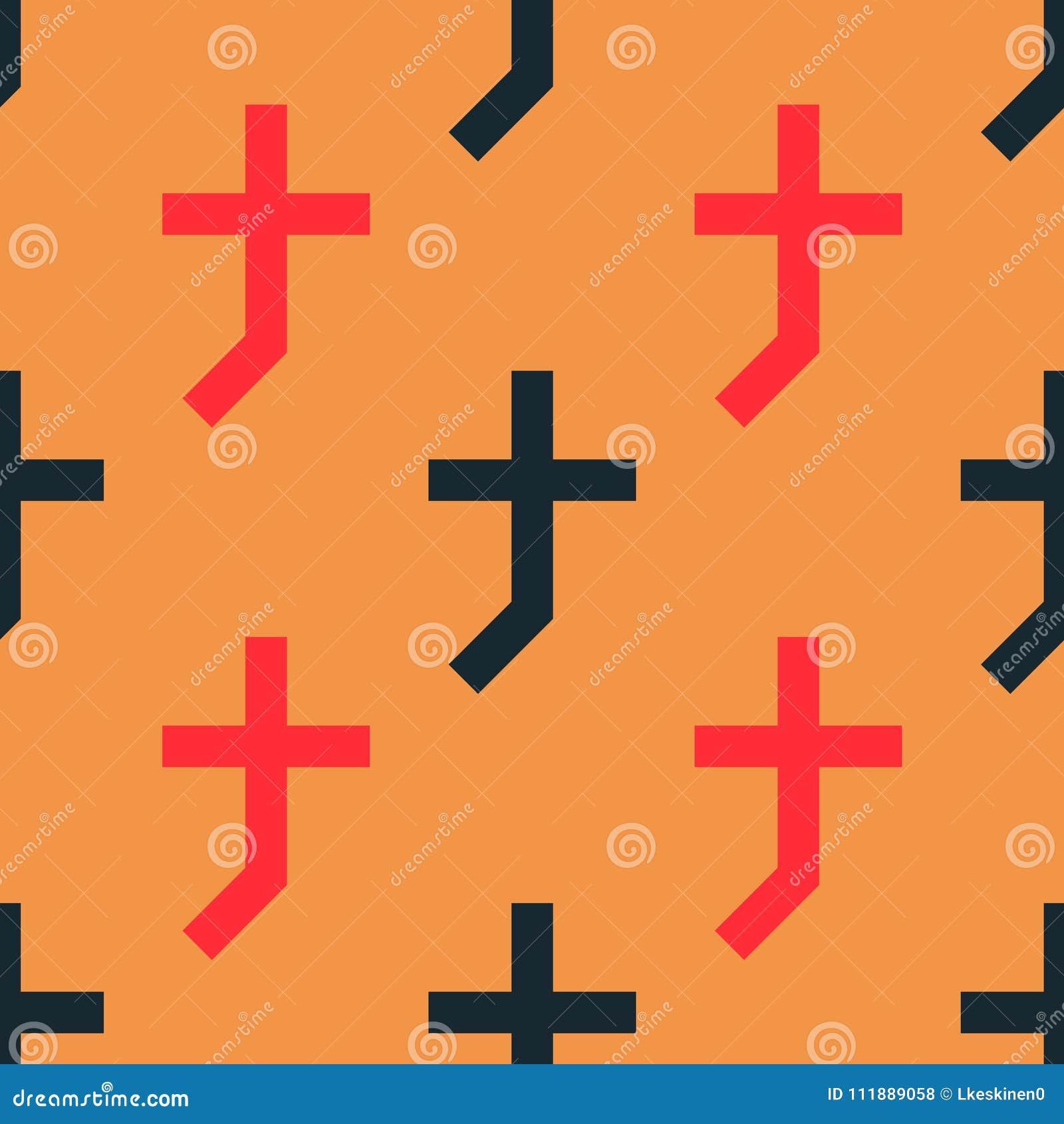 Cross Shade Seamless Pattern Stock Vector - Illustration of geometry ...