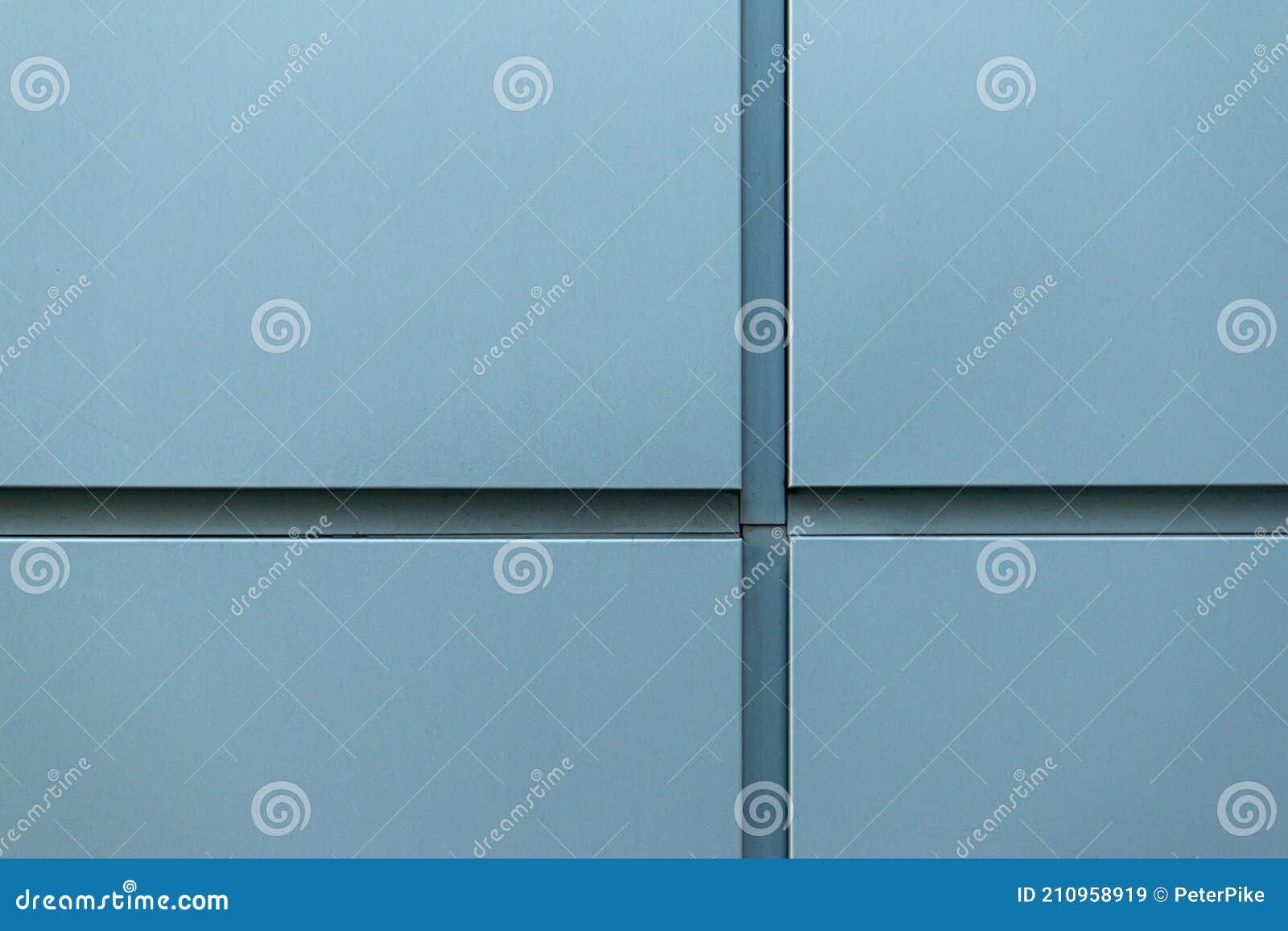 Cross-shaped Metal Cladding Panels on the Building Wall Stock Image ...