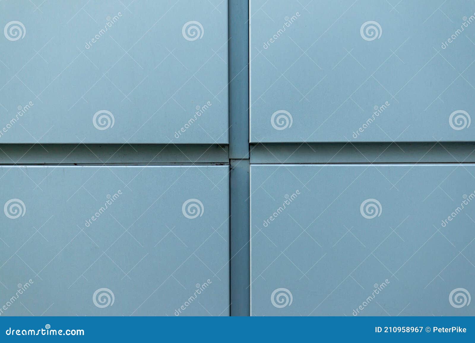 Cross-shaped Metal Cladding Panels on the Building Wall Stock Image ...