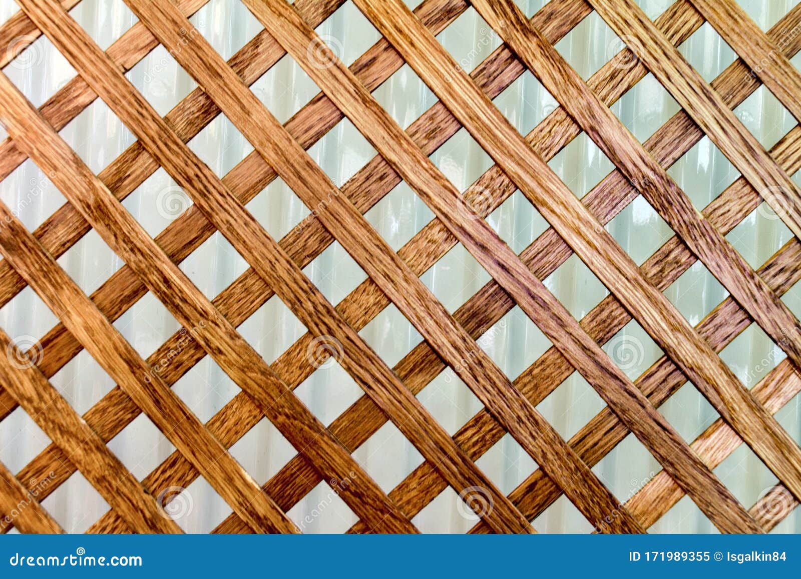 Cross-shaped Pattern of Oak Wood Slats Stock Image - Image of wood ...