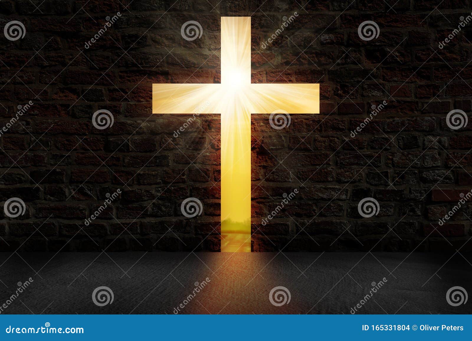 Cross Shaping Door in a Dark Room Stock Photo - Image of gate, christ ...