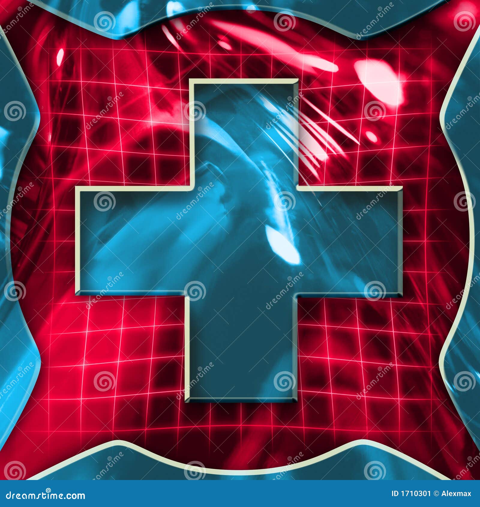 Cross Sign stock illustration. Illustration of colour - 1710301