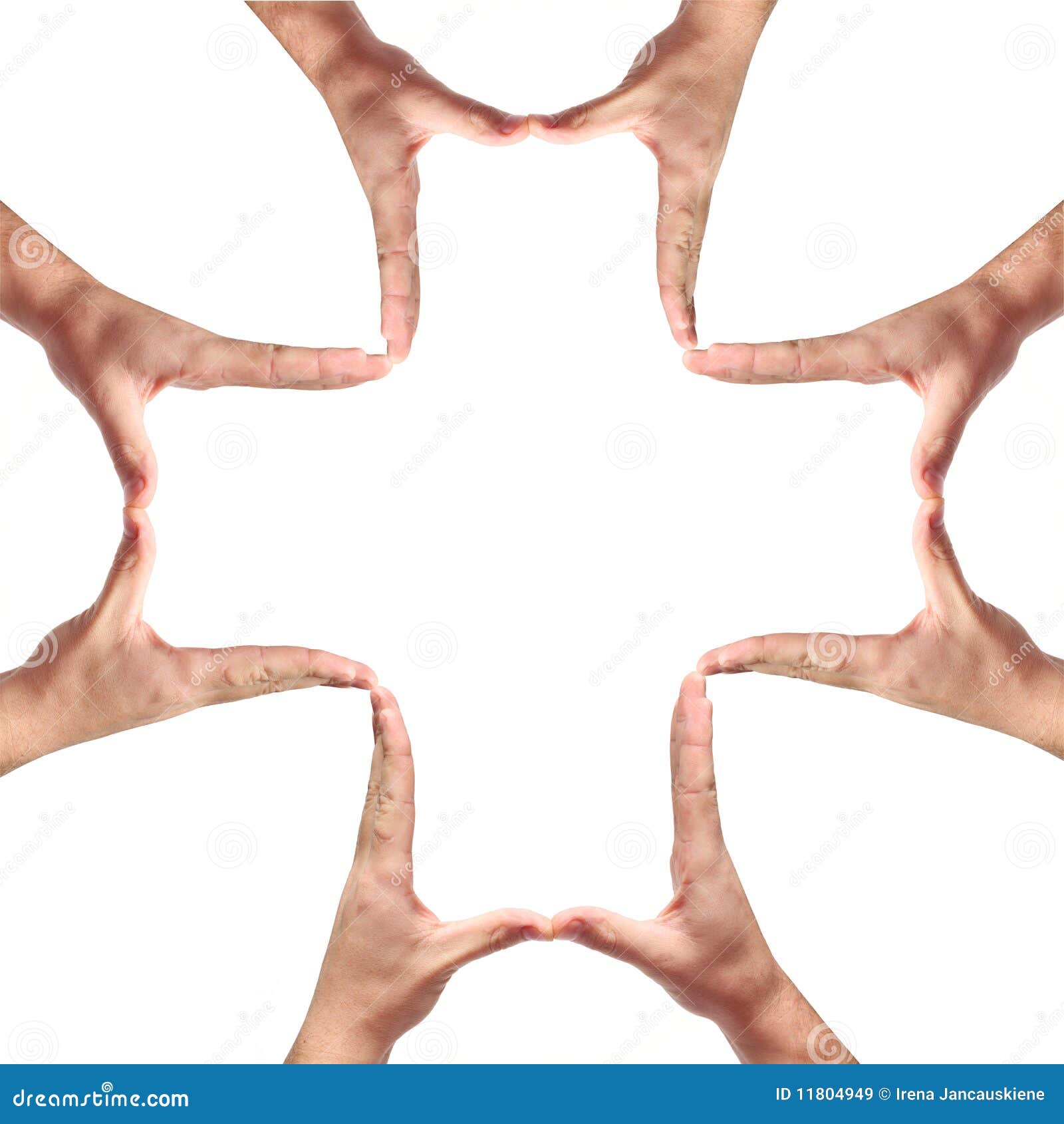 Cross Sign Made from Man Hand Stock Image - Image of help, medicine ...
