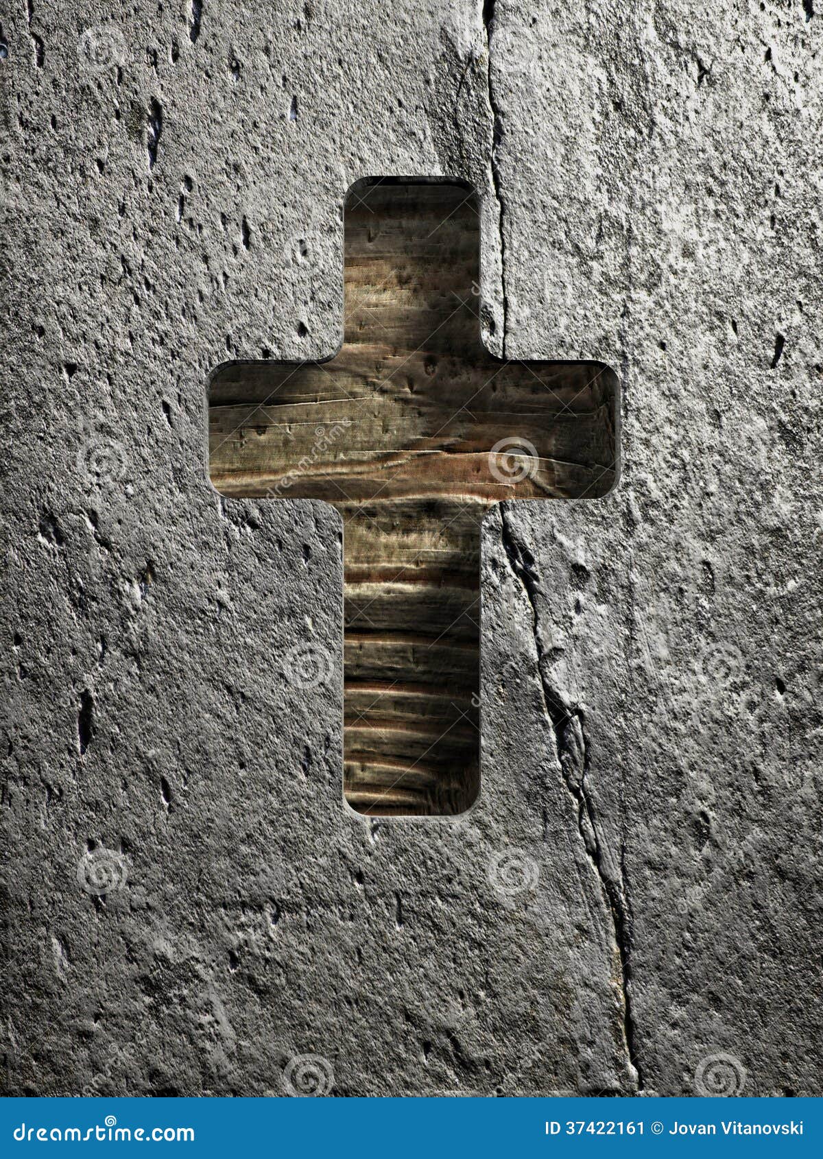 Cross sign on wood stock image. Image of grave, texture - 37422161
