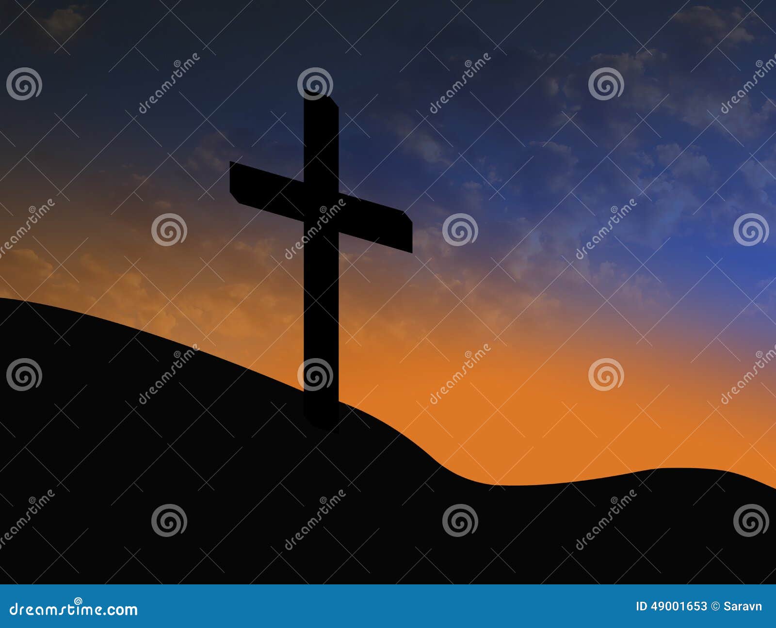 Cross Silhouette Stock Image | CartoonDealer.com #5357305