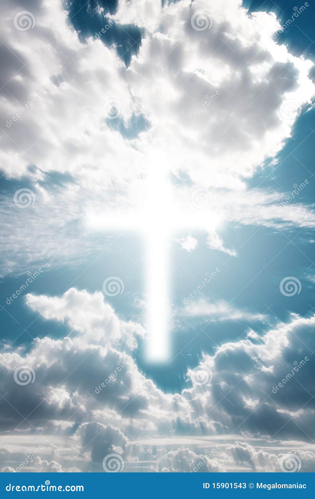 Cross in the sky stock image. Image of fine, cross, dome - 15901543
