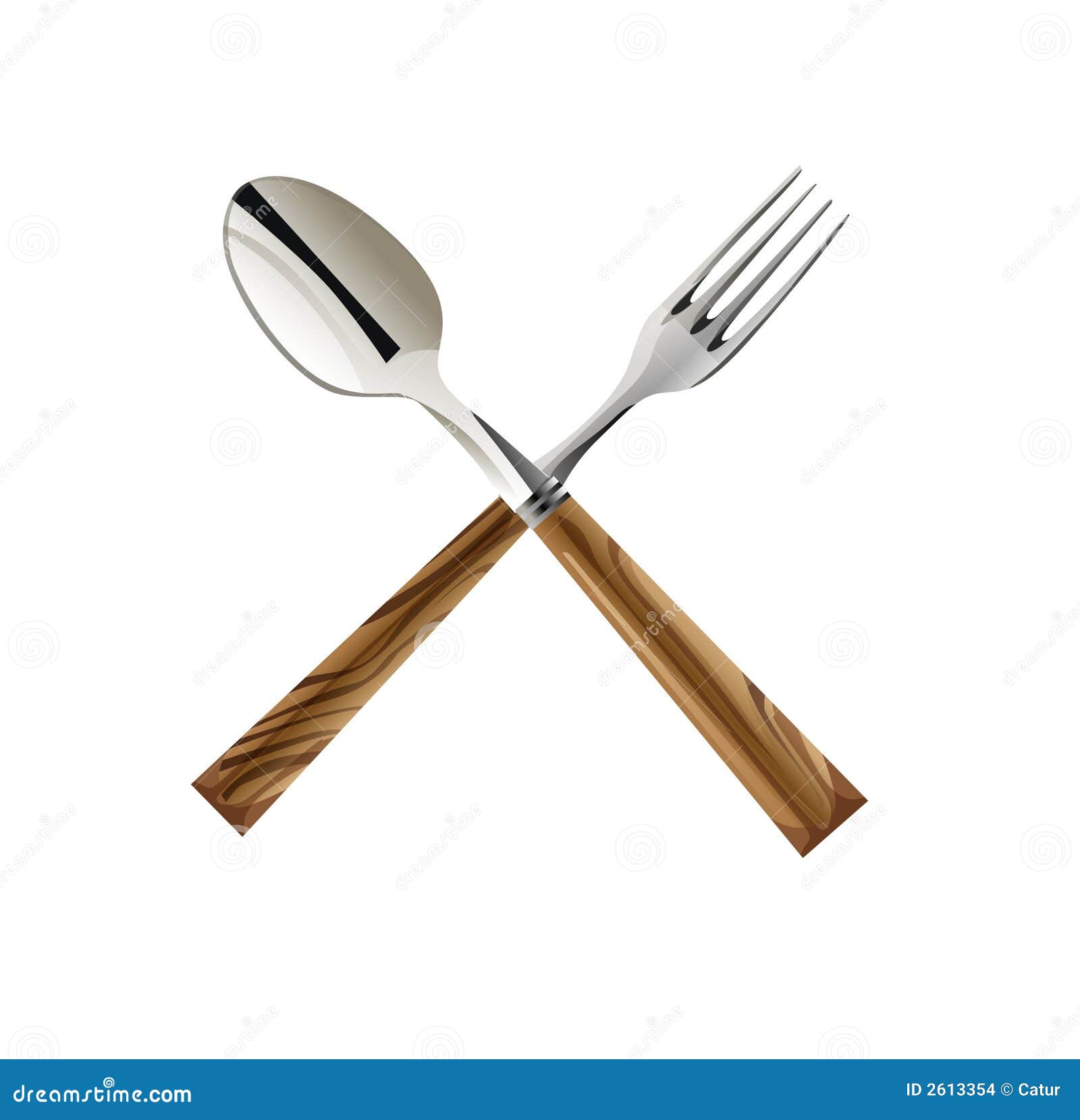 Cross spoon and fork stock vector. Illustration of flatware - 2613354 Cross spoon and fork stock vector. Illustration of flatware - 2613354